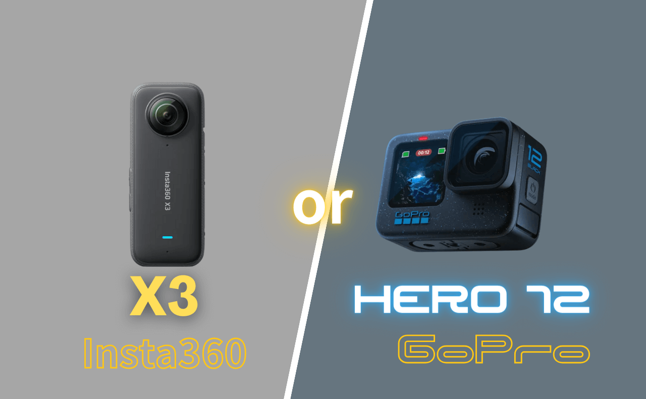 比較【Insta360 x3】VS【GoPro HERO 12】 あなたならどっち？ | アバウトドア